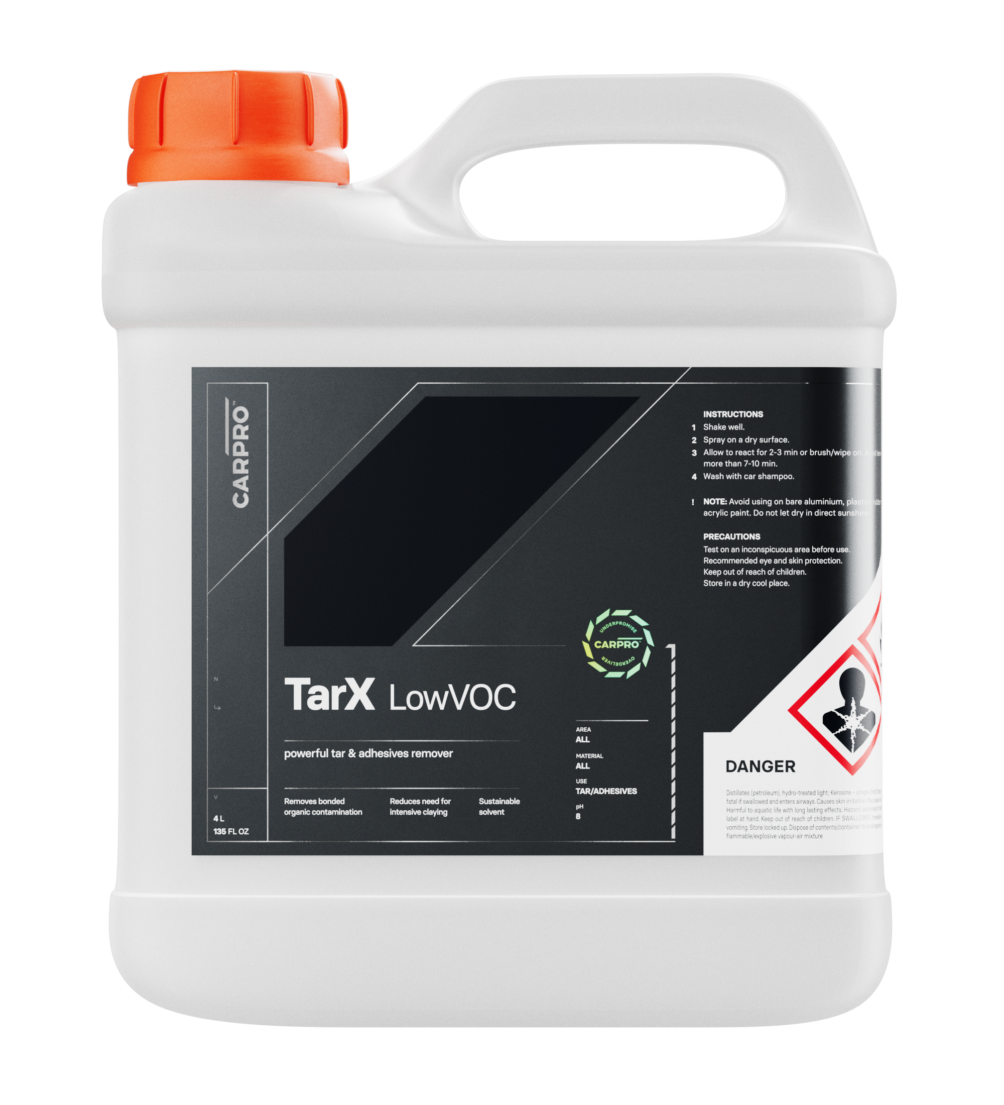 CARPRO TarX LOW VOC 4L - Tar and adhesives remover | Centre de l'auto ...